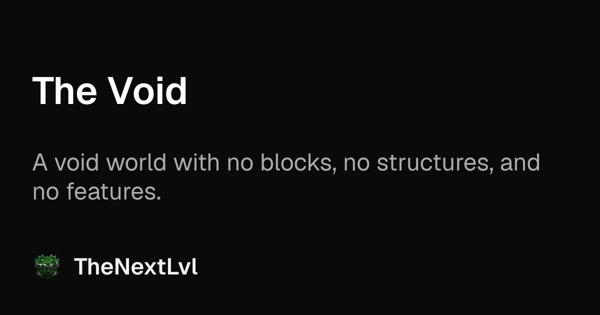 The Void