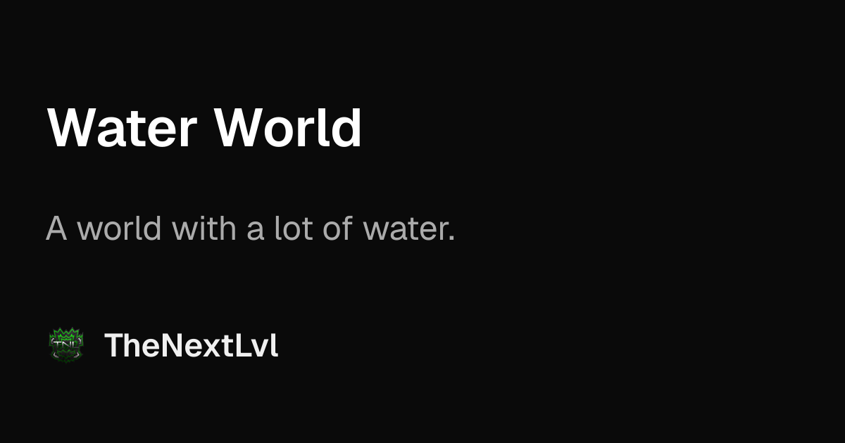 Water World